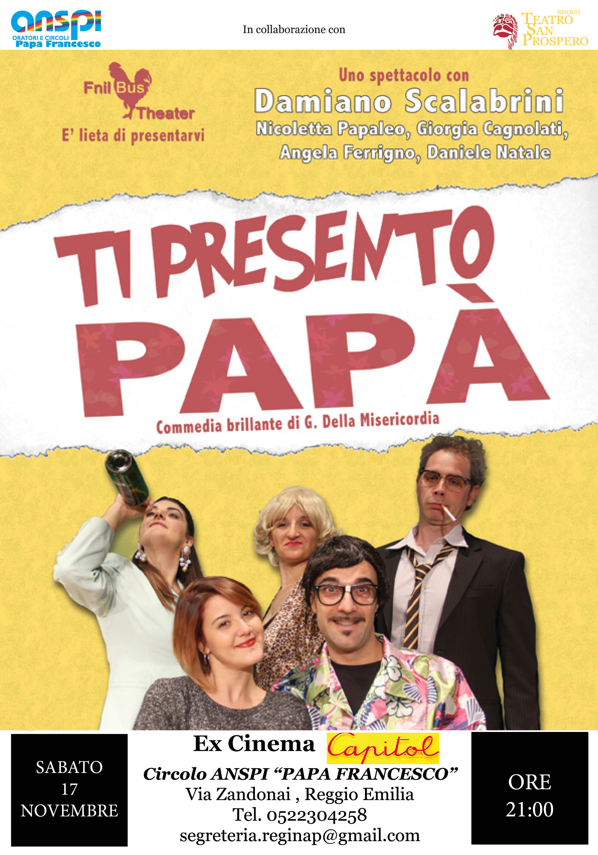 ti presento papà – Teatro San Prospero